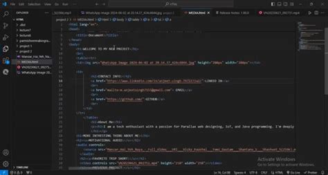 Completed My Second Project Using Html Anjeet Singh Posted On The
