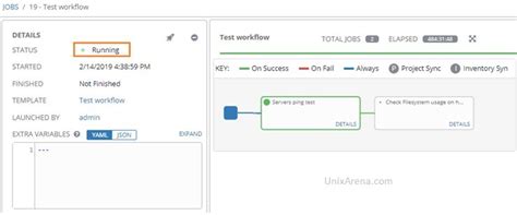 Ansible Tower Awx Creating Workflow Template Unixarena