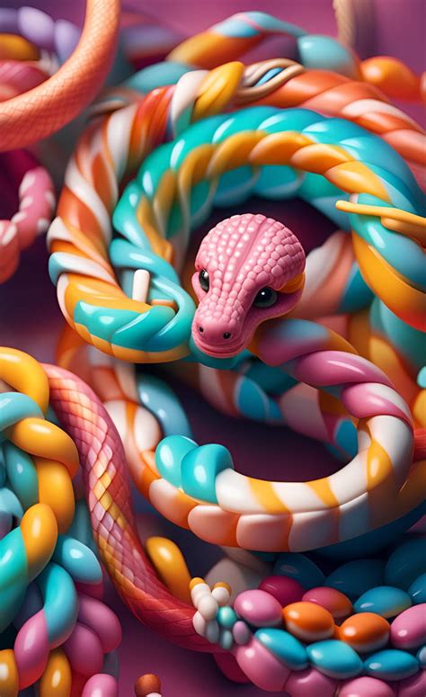Candy Snake By Nezukorempadeviart07 On Deviantart