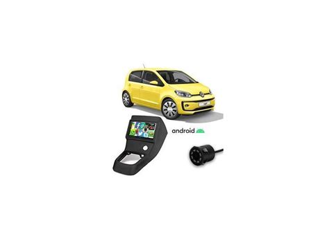Central Multimídia Volkswagen Up 2014 A 2021 7 Polegadas Sistema Android Gps Bt Usb Sd Fm