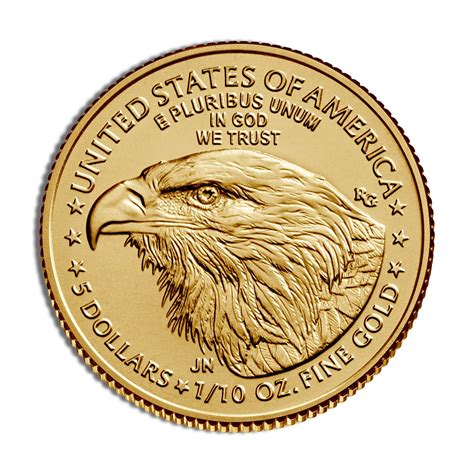 110 Oz American Gold Eagle Coin Random Year Brilliant Uncirculated