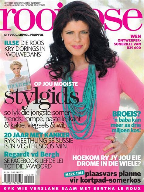 Talent Etc Celebrity Illse Roos On The September 2012 Issue Of Rooi Rose Magazine In 2025
