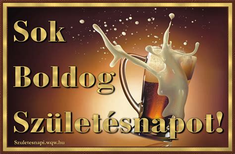 Egy Korsó Habos Sör Szülinapi Kép Férfiaknak Zenés Születésnapi