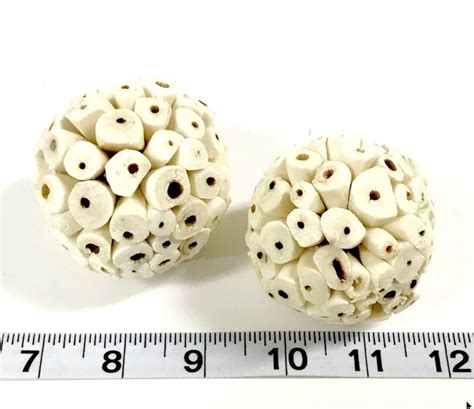 2 Sola Atta Balls Parrot And Bird Toy Parts Etsy