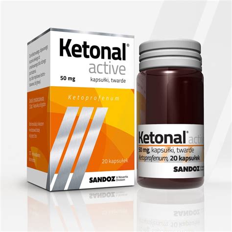 Ketonal Active 50 Mg Kapsułki Twarde 20 Szt
