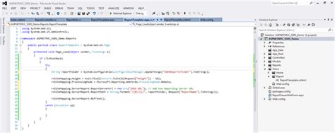 How To Display Ssrs Report In Aspnet Mvc Web Application Codeproject