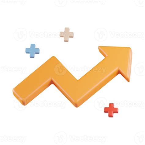Arrow Increase Chart 3d Icon 58304180 Png