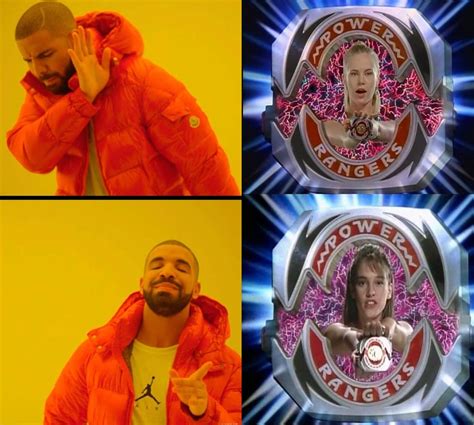 Drake Meme Mmpr Pink Rangers By Nickelbackloverxoxox On Deviantart
