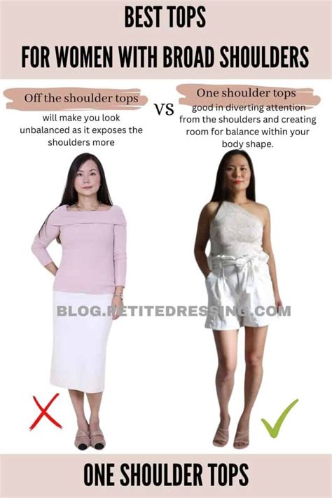 The Tops Guide For Women With Broad Shoulders