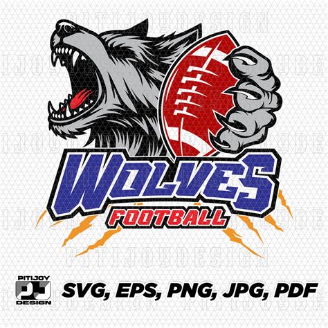 Wolves Football Svg Wolves Football Svg Wolves Wolf Football