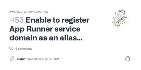 Enable To Register App Runner Service Domain As An Alias Record In Route 53 · Issue 53 · Aws
