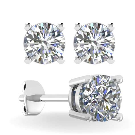 080ct Lab Grown Diamond Earrings The Diamond Ring Company