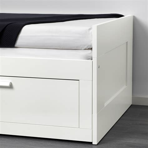 Brimnes Day Bed Frame With 2 Drawers White 80x200 Cm Ikea