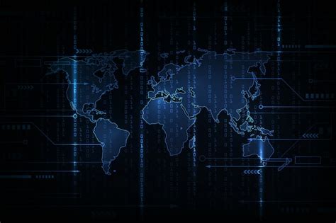 Premium Vector Abstract Technology Background Hacker Concept Programming Coding Binary