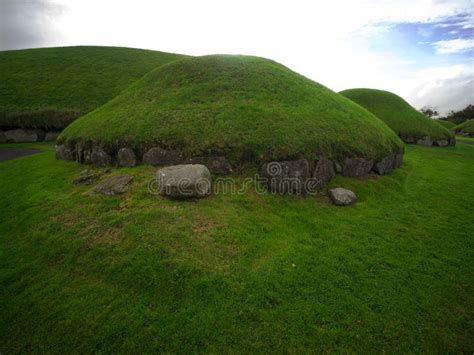 Ireland Knowth Prehistoric Neolithic Passage Tomb Stock Image Image