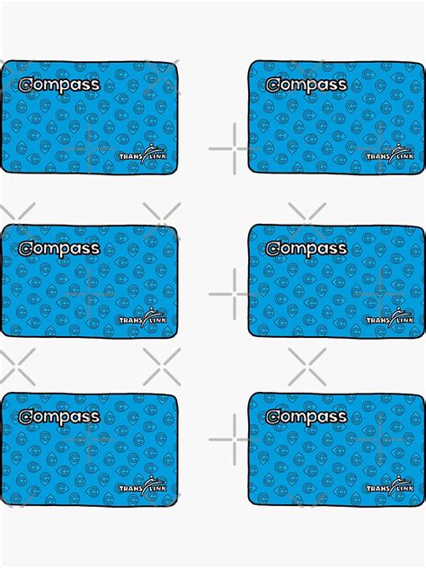 Vancouver Compass Card Sticker For Sale By Lalashellsart Redbubble
