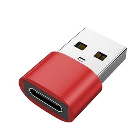 Adaptor Mini Usb Tip C La Usb Viteza Rapida De Transfer Rosu Dactylion® Emag Ro