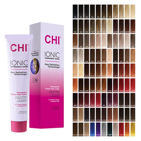 Chi Ionic Ammonia Free Cream Hair Color 100 Tones