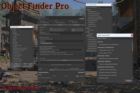 Object Finder Pro Utilities Tools Unity Asset Store