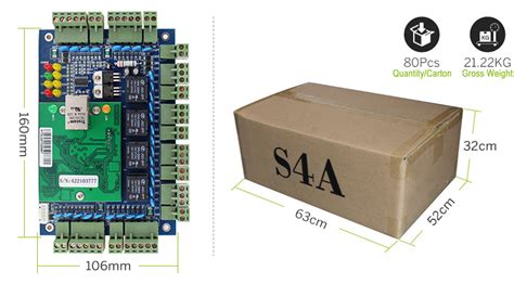 OEM Manufacturer TCP IP Wiegand Access Control Panel Controller For Four Door Access Control