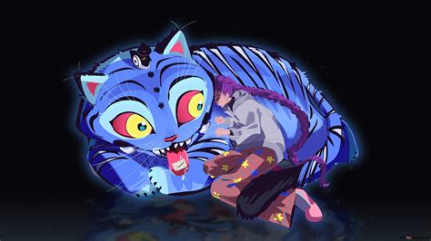 Huntrx Demon Girl Rumi With Tiger Derpy K Pop Demon Hunters 4k