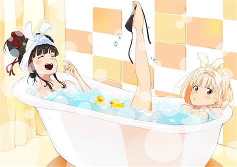 Nishikigi Chisato And Inoue Takina Lycoris Recoil Drawn By Misskiwi