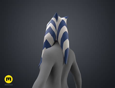 3d File Ahsokas Lekku Mold Star Wars Clone Wars ⭐ ・model To Download