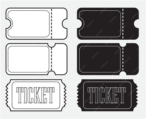 Premium Vector Vector Ticket Mockup Uses Vector Graphics For Event Or