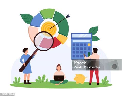 재무 분석 설문 조사 검토 추세 및 파이 차트 프레젠테이션의 데이터 분석 개념에 대한 스톡 벡터 아트 및 기타 이미지 개념 검사 보기 경영자 Istock