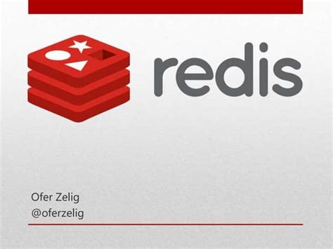 introduction to redis pdf databases computer software and