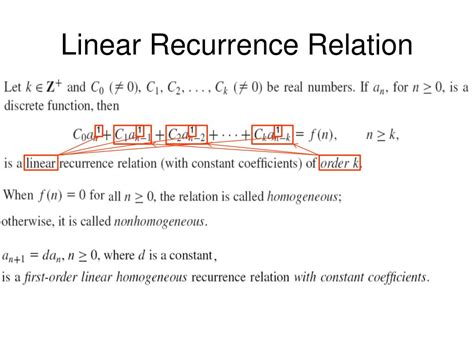 Ppt Chap 10 Recurrence Relations Powerpoint Presentation Free