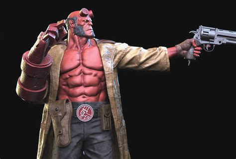 Hellboy Statue Stl File 3d Print