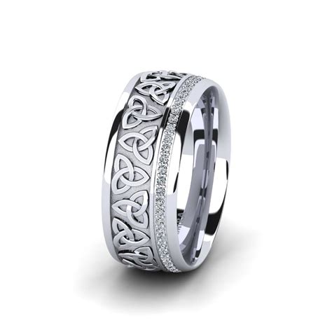 Order 0 28 Carat 925 Silver Zirconia Womens Ring Magic Shield 8 Mm