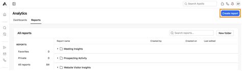 Use Analytics Reports