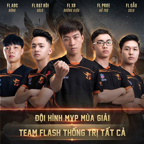 Team Flash Công Bố đội Hình Cho Vcs 2019