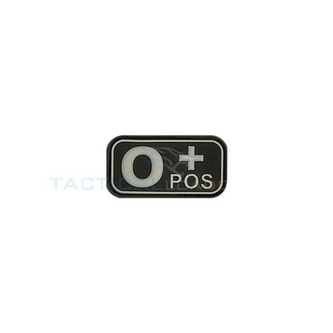 Jtg O Positive Blood Type Pvc Patch Swat Gearpoint