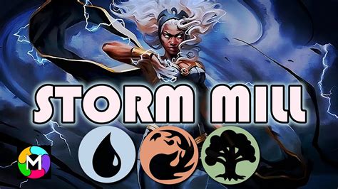 Storm Force Of Nature Mills Up A Storm Mtg Marvel Secret Lair