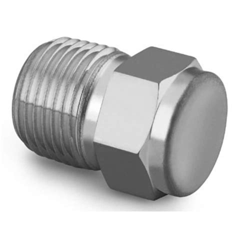Stainless Steel Pipe Fitting Pipe Plug 1 In Male Npt Swagelok
