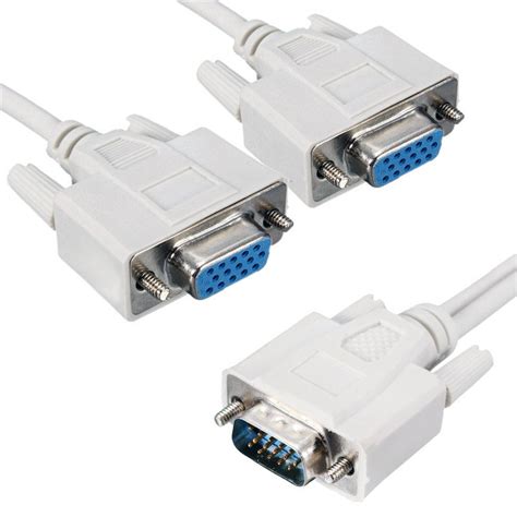 VGA Male To Dual VGA Female Splitter Cable Cm