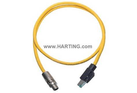 Rj45 M12 X Code Cable Assy 20m Pvc Harting Technology Group