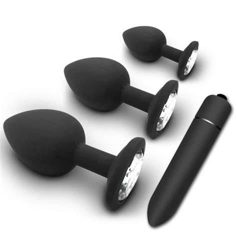 Tluda 4pcs Butt Plug For Women And Men Anal Plug Set Training Kit Butt