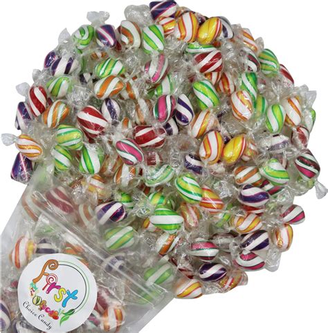 Firstchoicecandy Hard Candy Twists All Flavor Individually Wrapped Twist Hard