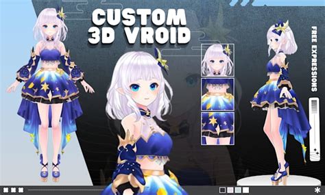 Create High Quality 3d Character For Vtuber Anime 3d Rigging Or Vroid