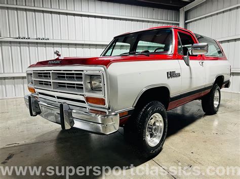 1990 Dodge Ramcharger 1990 Dodge Ramcharger 360 Automatic For Sale In