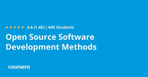 Open Source Software Development Methods Coursya