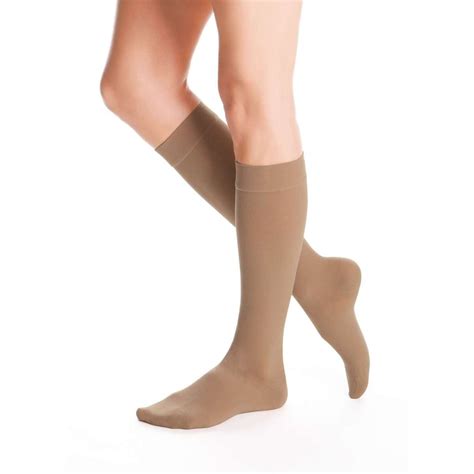 Duomed Advantage 15 20 Mmhg Calf High Closed Toe Compression Stockings