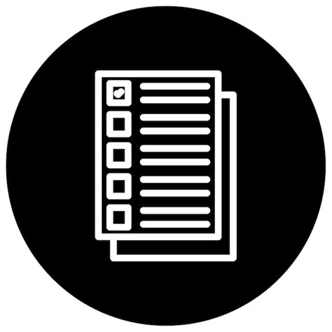 Premium Vector Checklist Vector Illustration