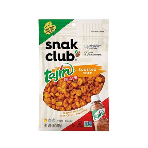 Snak Club Tajin Chili And Lime Toasted Corn