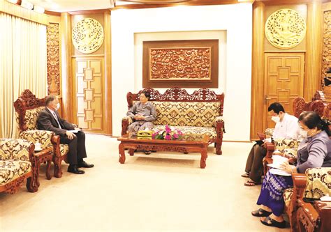 ပြည်ထောင်စုဝန်ကြီးဦးသန်းဆွေ ကမ္ဘာ့စားနပ်ရိက္ခာအစီအစဉ်ရုံး၏ မြန်မာနိုင