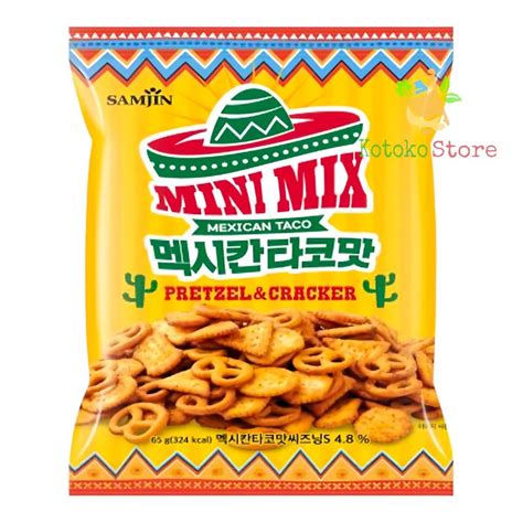 Jual Samjin Pretzel Spicy Beef Wasabi Cheddar Cheese Seafood Snack